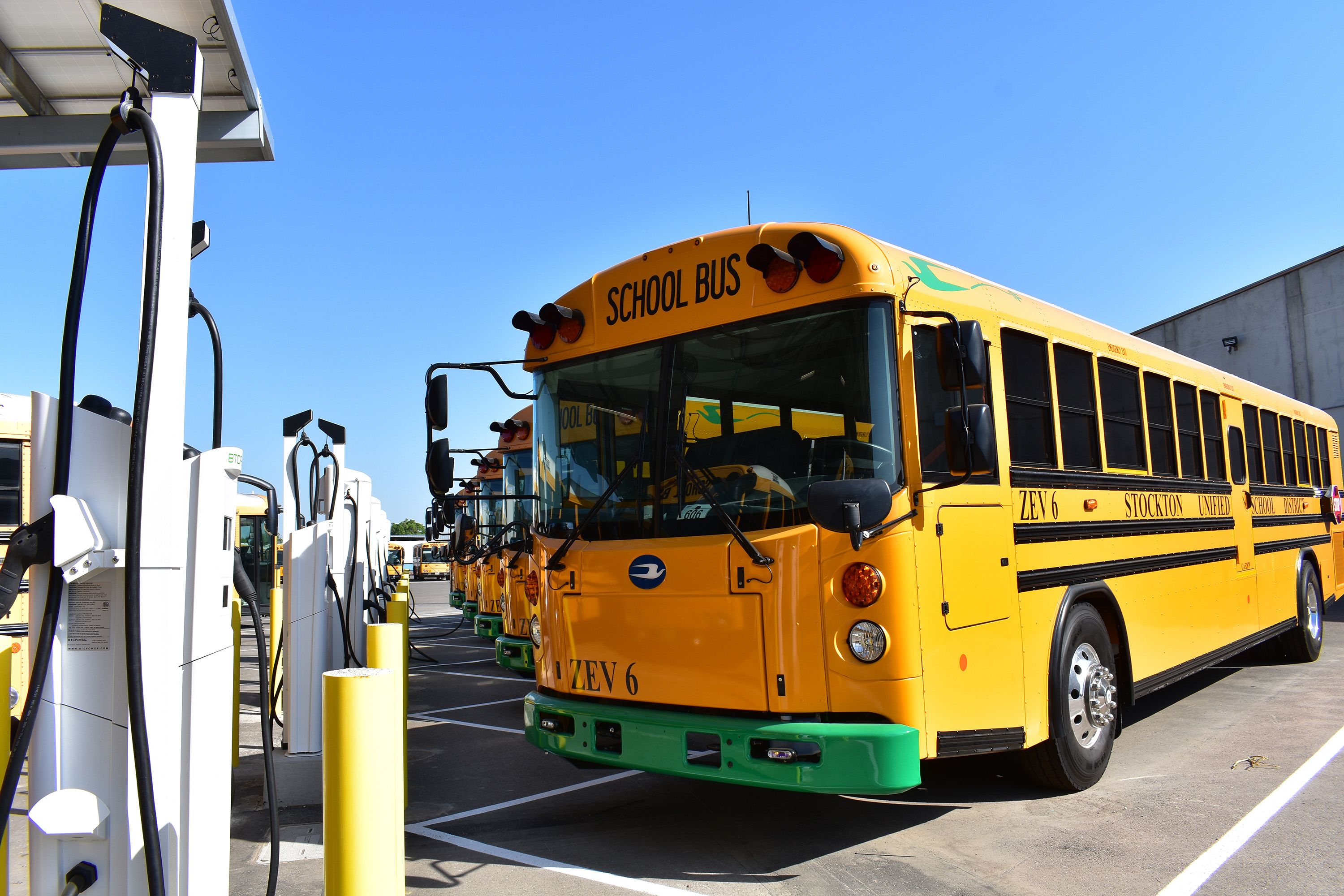 Smart charging solutions for Stockton Unified School Dist
